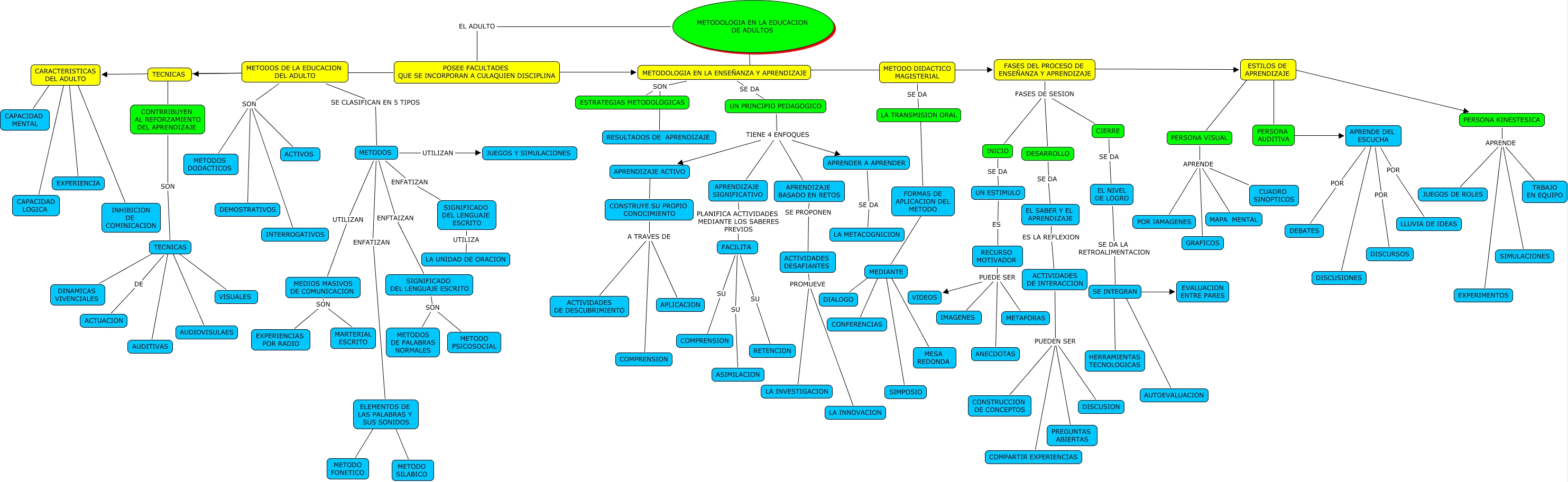METODOLOGIA EDUCACION PARA EL ADULTO